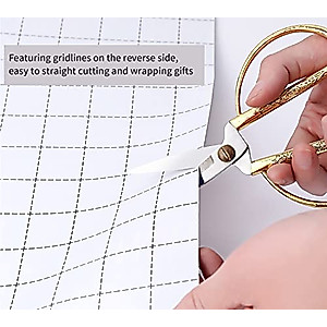 CAMKUZON Birthday Wrapping Paper with Cut Lines for Boys Girls Kids Men Women Baby Shower Party - 3 Large Sheets Rainbow Colored Happy Birthday Gift Wrap - 27 Inch X 39.4 Inch Per Sheet