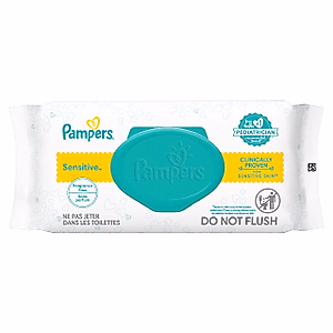 Pampers Baby Wipes Sensitive 1X, 56 Count