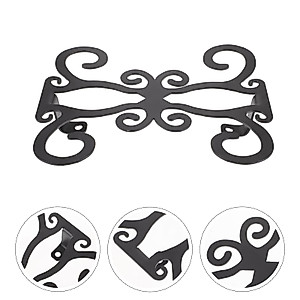 Kichvoe Metal Cup Holder Cup Rack for Kitchen Metal Glass Holder Cabinet Glass Rack Wine Cup Shelf Upside down Cup Rack Under Shelf Glass Rack Kitchen Cup Rack Iron Household Wine Glass