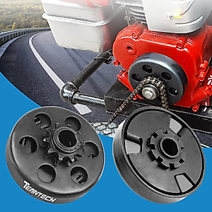 Go Kart Clutch 3/4" Bore 10T with #40 41 420 Chain for Go Kart Minibike Yerf-Dog karts with Tecumseh