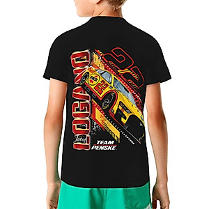 ASFRSH Joey Logano 22 Shirt for Teen Girl & Boy Printing Short Sleeve Tee Athletic Classic Shirt Crewneck T-Shirt