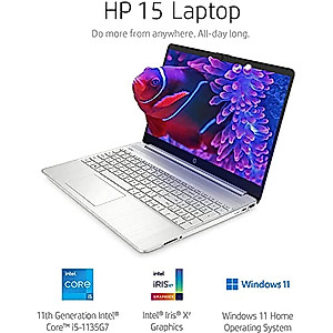HP 15.6" Business Laptop, Intel Core i5-1135G7 Quad-core Processor, 15.6" FHD Anti-glare LED Display, SD Card Reader, Wi-Fi and Bluetooth, HDMI, Long Battery Life, Windows 11 Home (16GB RAM | 1TB SSD)