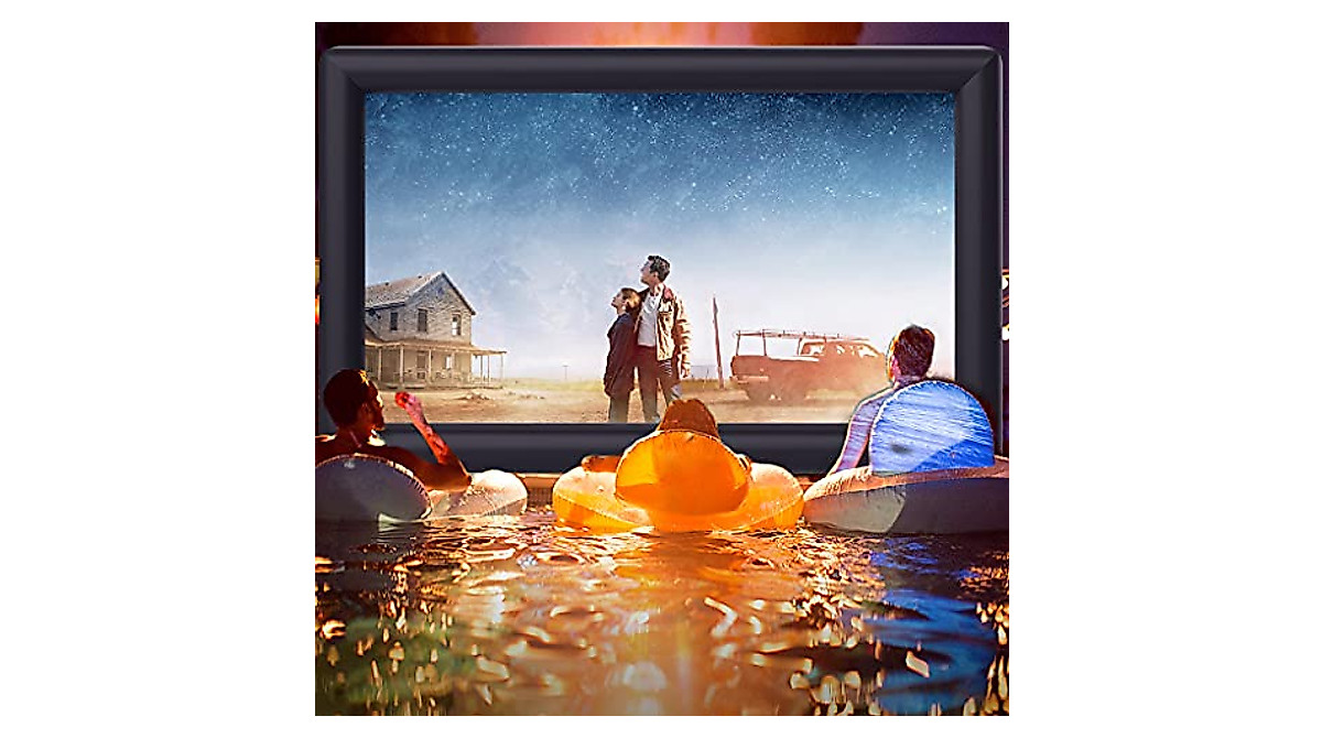 PPXIA 25ft Inflatable Movie Screen for Outdoor Cinema & Parties