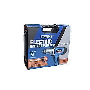 WILD EDGE Impact Wrench Kit, Heavy Duty 1/2 Inch Drive Corded Impact Gun, 7.5 Amp Max Torque 240 Ft-lbs & 2700 IPM, 4 Impact Sockets with Pin Anvil