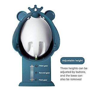 Hallo Potty Training Urinal Boy Urinal Kids Toddler Pee Trainer Bathroom Funny Baby Training Potties（DEEP Blue）