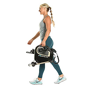 Exerpeutic 2000M Motorized Electric Legs and Arms Pedal Exerciser - Mini Exercise Bike for Work from Home Fitness - Black