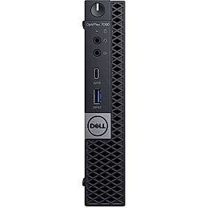 Dell Optiplex 7060 MFF Micro Form Factor (MFF) Desktop, 8th Gen Intel Core i5-8500T, 16GB RAM, 512GB SSD, Intel UHD Graphics 630, Windows 10 Pro (Renewed)