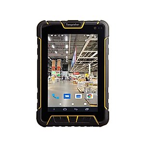 Rugged Enterprise Tablet with Barcode Scanner | Android 12 OS | 7-inch Big Touch Screen | with Honeywell N6603 2D Bar Code Reader Scan Engine, WiFi & 4G LTE, for Warehouse Inventory & Stock Control
