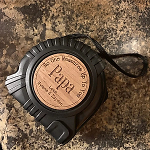Personalized Tape Measures Fathers Day Gifts，Gift for Dad, Custom Engraved Tape Measure, Personalized Gifts for Men, Step Dad or Bonus Dad Gift, Carpenter Gift