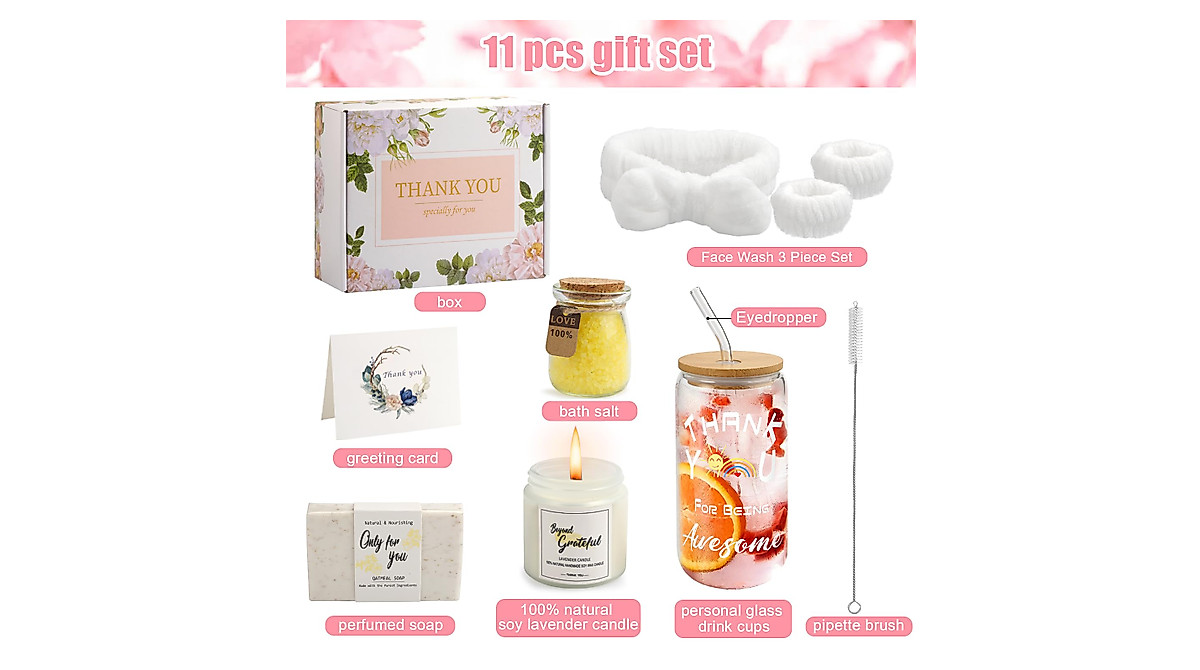 Thank You Gifts for Women - Elegant Appreciation Gift Basket