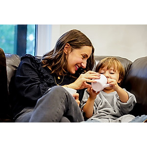 melii Silicone Bear Mug, Cup for Toddlers Kids and Children (Blue - 1 Pack)