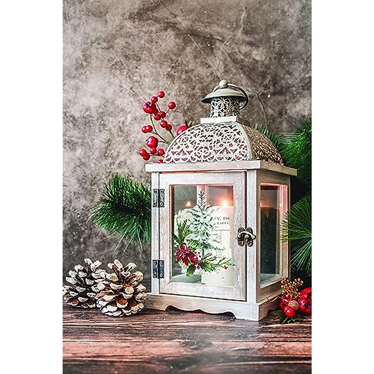 Redesign with Prima Prima Redesign Xmas Tag 6inch X 12inch Transfer red, green, tan, black