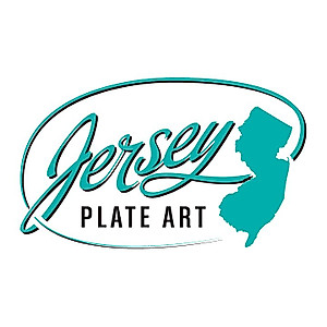 Jersey Plate Art - 10 year anniversary gift, unique birthday gift, license plate sign