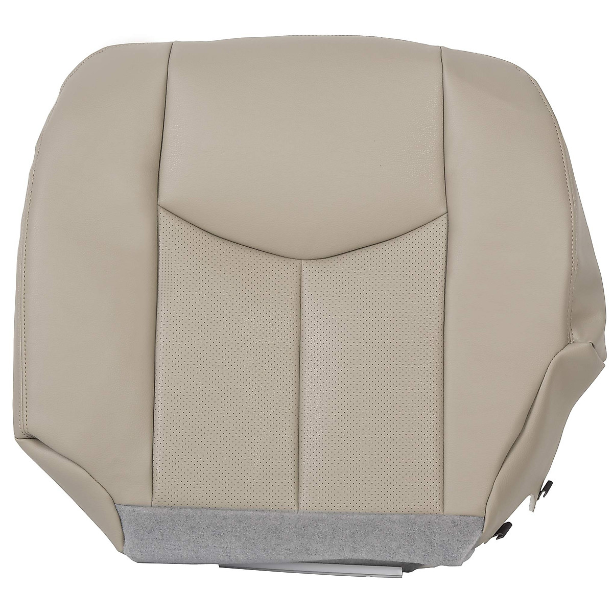 HECASA Drive Bottom Seat Cover Compatible with 2003-2007 Cadillac Escalade ESV EXT Silverado 1500 2500 3500 Avalanche Tahoe Yukon GMC Yukon XL 1500 2500 Replacement for 0306ESC152DRB 12510306SLNWPIT