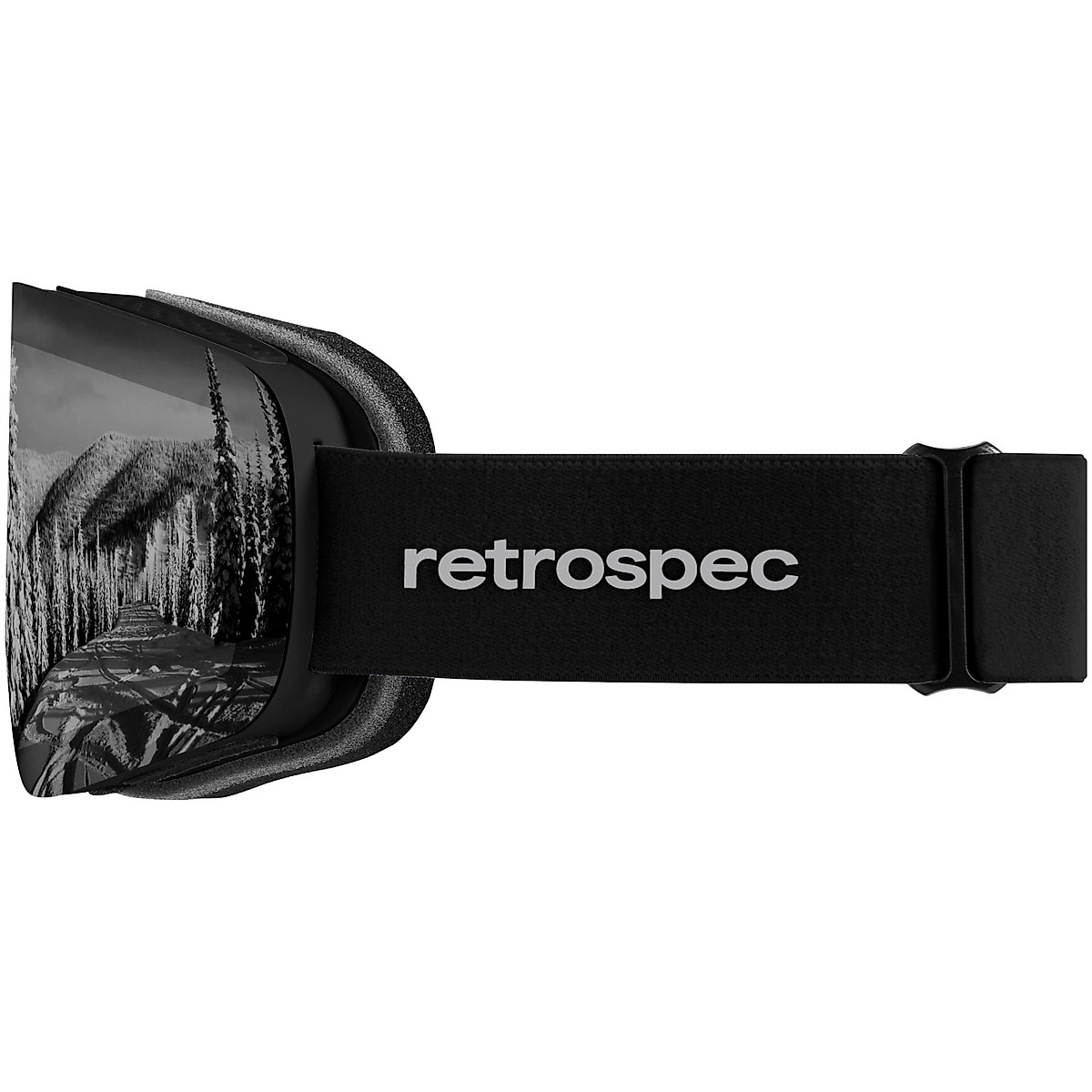 Retrospec Flume Ski Goggles for Men and Women UV Protection, Over Glasses Anti-Fog, Scratch Resistant Snow Goggles for Skiing and Snowboarding