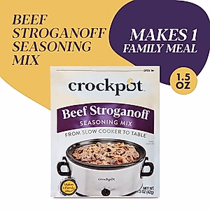 Crock-Pot Beef Stroganoff Seasoning Mix, 1.5 Ounce (Pack of 12)