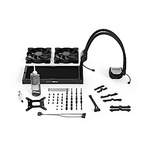 be quiet! Pure Loop 280mm All-in-One Water Cooling System | Intel 1700 1200 2066 1150 1151 1155 2011 Square ILM | AMD4 AMD5 | BW007