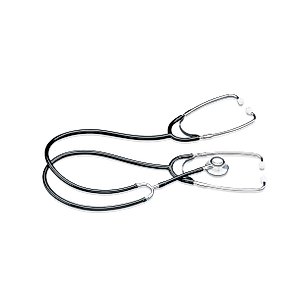 Medline Teaching/Training Stethoscopes, Black