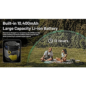 Nitecore EMR30 Portable Mosquito Repeller for Outdoor, 20 ft Protection Zone, Rechargeable Ultrasonic with 10 Repellent Mat and Nitecore Sticker