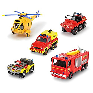 Majorette 7/203094002038 SLP GIFTPACK 5pcs Miniature Cars Set, Red/Yellow