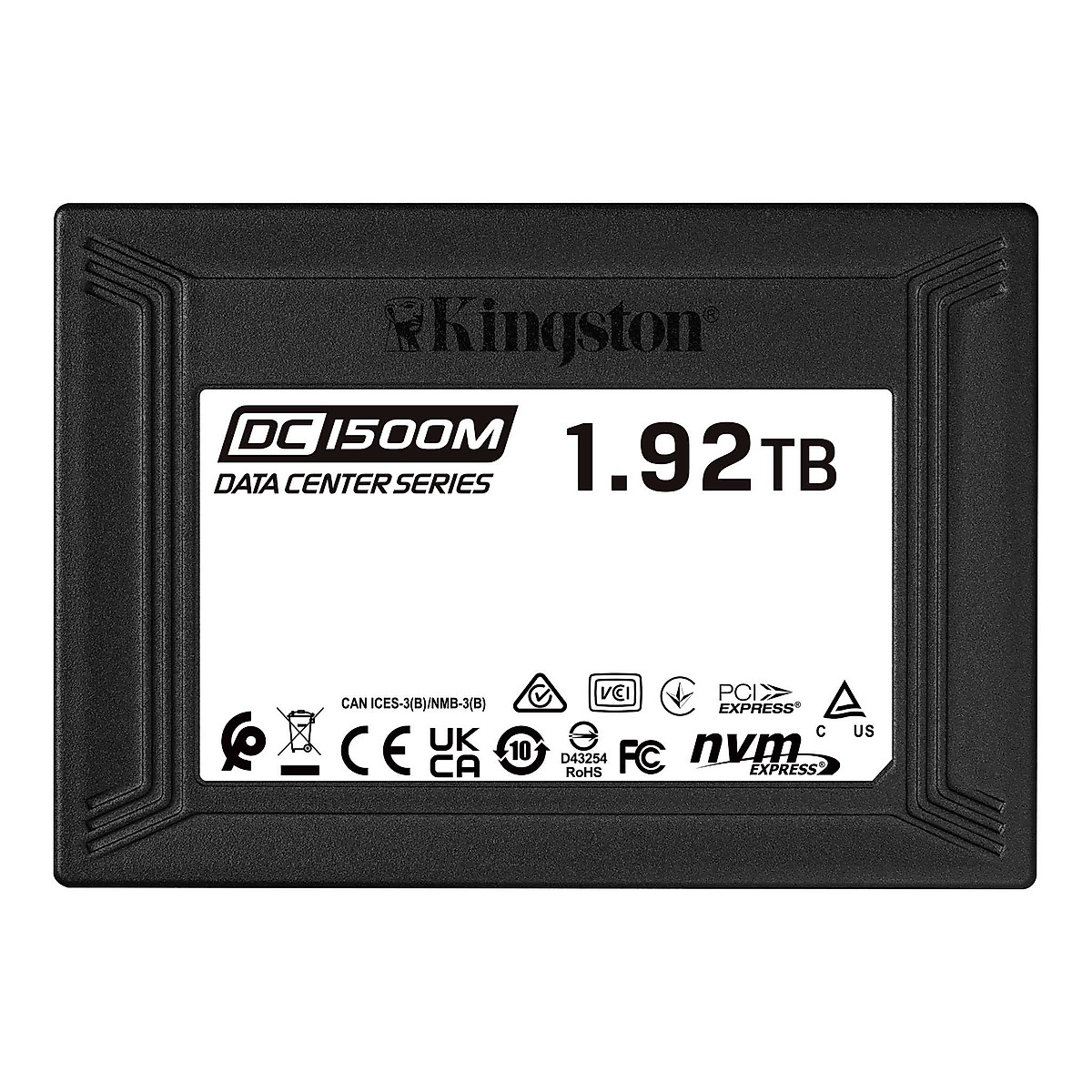 Kingston SEDC1500M-1920G 1920GB U.2 NVMe Solid State Drive Black