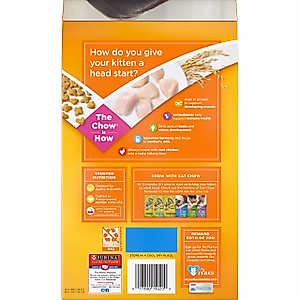 Purina Kitten Chow Nurture Kitten Dry Cat Food, 3.15 LB (Pack of 2)