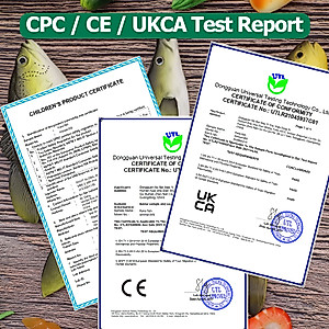 Gresorth 3 Pack Fake Fish Pretend Artificial Black Carp Lifelike Striped Bass Ornament Snapper Hanging for Home Garden Kitchen Toy Party Decoration