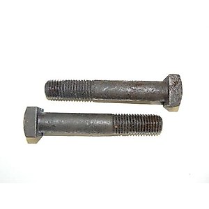 7/8"-9 x 4 1/2" Square Head Machine Bolts - Plain Steel Finish - Lot of 7 Pcs. HQ
