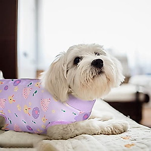 ASENKU Easter's Day Dog Onesie Pet Pajamas, Dogs Recovery Suit for Dogs Cats After Surgery, Dog Pajamas Outfit Bodysuit for Small Medium Large Dog Cat Costume (Easter's Day, XL)