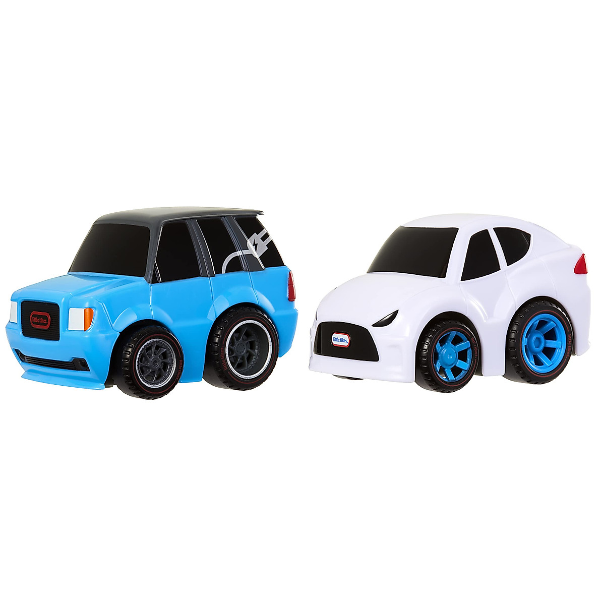 Little Tikes® My First Cars™ Crazy Fast Cars™ 2-Pack Electro Riders™, EV Electric Vehicle Themed Pullback Toy Car Vehicle Goes up to 50 ft