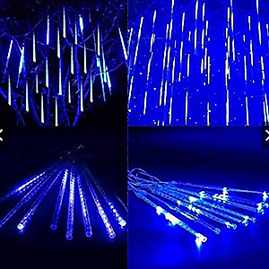 Lights 50CM Garden LED Rain Snowfalls Shower Xmas Party Tree Outdoor LED light Christmas Lights Warm Indoor Led