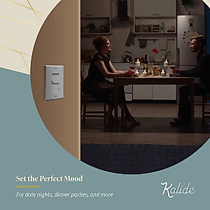 TOPGREENER Digital Dimmer Light Switch for 200W Dimmable LED/CFL Lights, Single Pole Led Slide Dimmer Switch, Neutral Wire Not Required, Wall Plate Included, UL Listed, TGDS1-W-10PCS, White,10 Pack