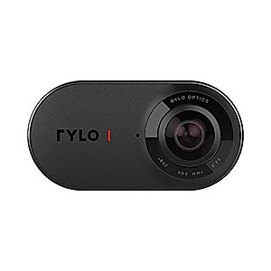 Rylo 5.8K 360 Video Camera - (iPhone + Android) - Breakthrough Stabilization, Includes 16GB SD Card and Everyday Case, Black