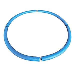 ALEKO Outdoor Saucer Platform Swing with Adjustable Hanging Ropes Great for Tree, Swing Set, Backyard, Playground, Playroom Constructed with Safety- 660 lbs Weight Capacity (47 in, Blue)