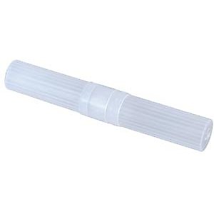 New World Imports TBHLDR Freshmint Cylinder Toothbrush Holder for 7" Long Toothbrush, Clear, Pack of 100