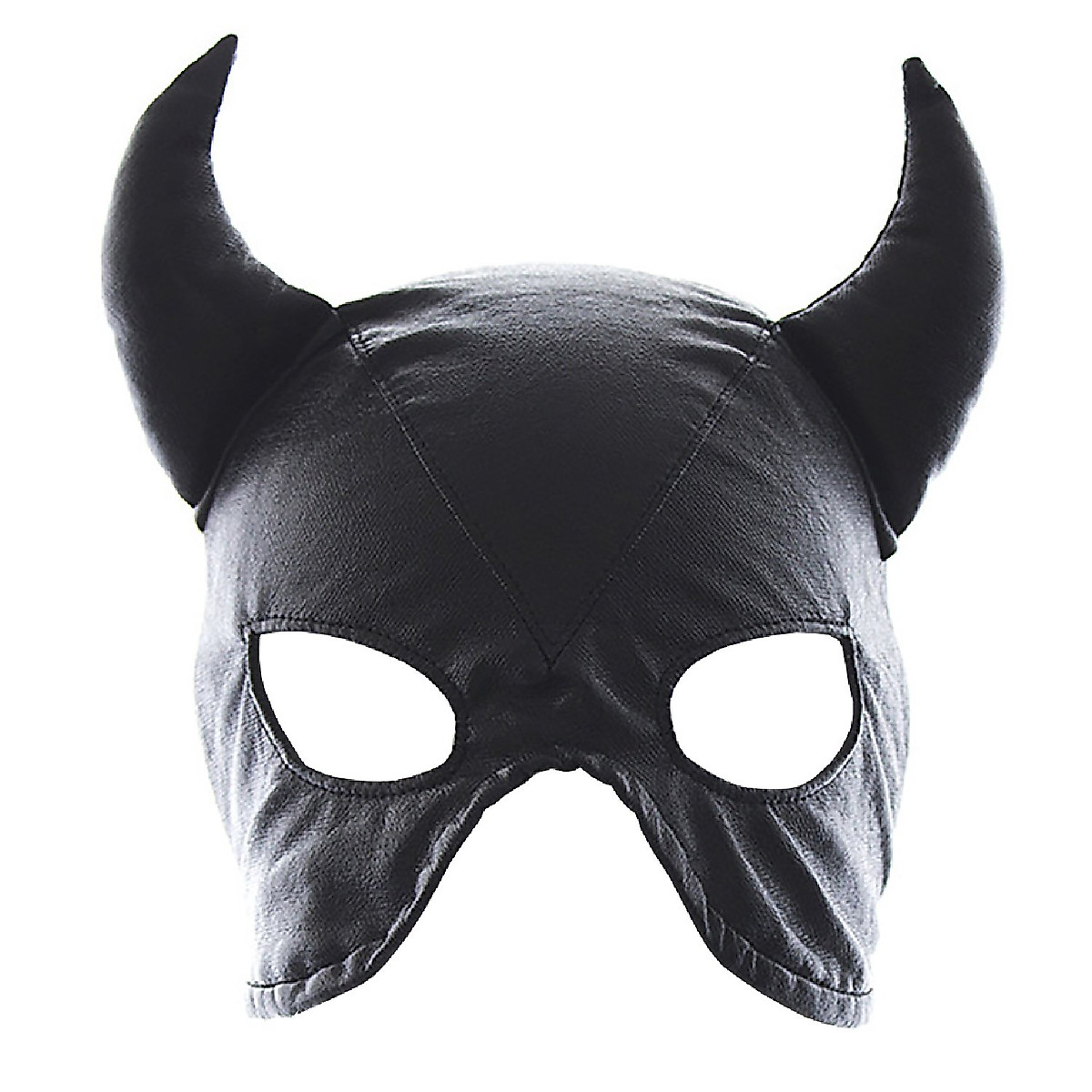 Leather Masquerade Bull Hood Masks, Adjustable Funny Breathable Full Face Head Mask Party For Carnival Halloween Costume Cosplay