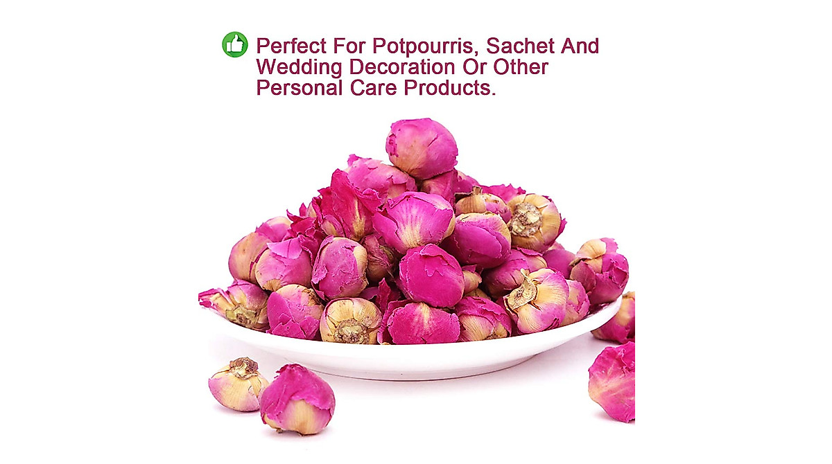 Natural Dried Peony Ball - Elegant Floral Tea Experience