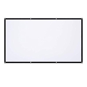VIBY Portable Foldable Projector Screen 16:9 Outdoor Home Cinema Theater 3D Movie 60/72/84/100/120/150 Inch Projection Screens (Size : 84 inch)