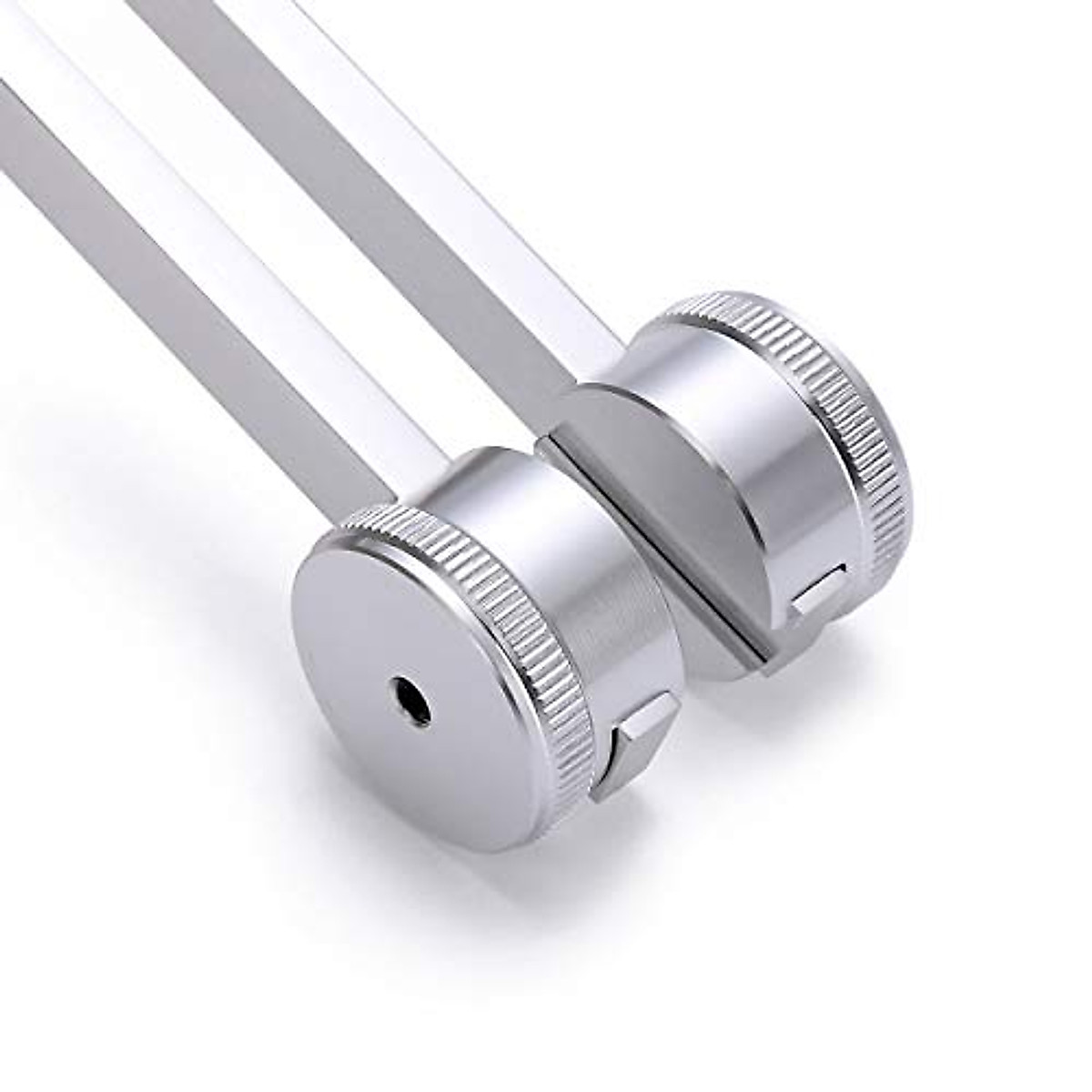 Bysameyee Tuning Fork 128 Hz, C-128 Frequency Aluminum Alloy Medical Non-Magnetic Tuning Fork for Healing with Taylor Percussion Hammer Mallet (128Hz)