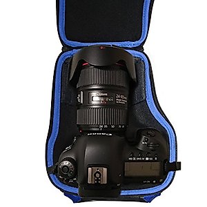 Alltravel DSLR Camera case compatible with Canon EOS REBEL T7, T7i, T6, T8i, SL3, EOS 2000D, 4000D, 90D, EOS M50 Mark II, EOS 5D, 6D ; Nikon D5600, D3500, D7500; Panasonic LUMIX FZ300, FZ1000