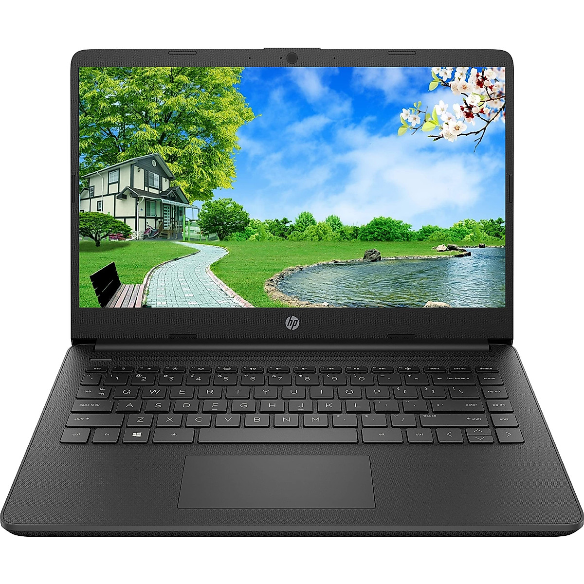 hp Newest Stream 14inch HD Display, Intel Celeron N4020 Dual-Core Processor, 4GB DDR4 Memory, 128GB Storage (64GB eMMC+64GB Card),WiFi,Webcam,Bluetooth,1-Year Microsoft 365, Windows 11 S, Jet Black