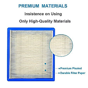HEYZLASS 2 Pack XT650 Air Filter with Metal Protection, Compatible with Kohler XT675 Engine 14-083-22-S 14-083-22-S1 Lawnboy Toro Lawn Mower Air Filter