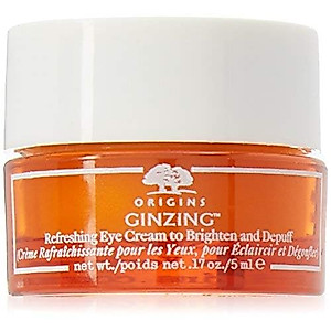 Origins Ginzing Refreshing Eye Cream to Brighten and Depuff 0.17oz/5ml (Packaging May Vary)