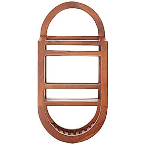 Bare Decor BARE-AX4508 Teak Shower Caddie Storage Organizer, 24"