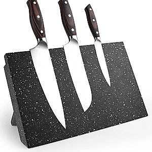 MOSFiATA Magnetic Knife Block - Magnetic Knife Holder - Magnetic Knife Stand- Cutlery Display Stand and Storage Rack
