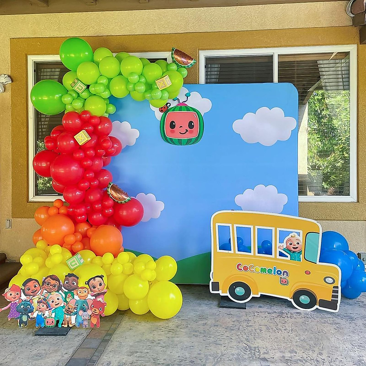 NISOCY Lime Green Latex Balloon Arch Garland Kit,102PCS 18In 12In 10In 5In for Birthday Wedding Baby Shower Jungle Summer Fruit Green Theme Anniversary Celebration Decoration