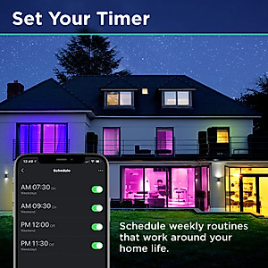 iHome Spectra Smart Spiral Edison RGBW Multicolor LED Light Bulb, G25/E26, 440 Lumens, 5.5W (40W Equivalent), Tunable and Dimmable Color Changing WiFi Smart Bulb, Works with Alexa and Google Home