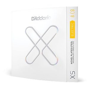 D'Addario Guitar Strings - XS Nickel Coated Electric Guitar Strings - XSE0946 - Maximum Life with Smooth Feel & Exceptional Tone - For 6 String Guitars - 09-46 Super Light Top/Regular Bottom