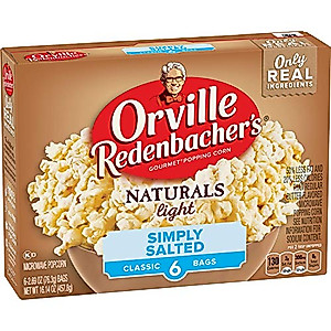 Orville Redenbacher's Naturals Simply Salted Popcorn, Classic Bag, 6-Count
