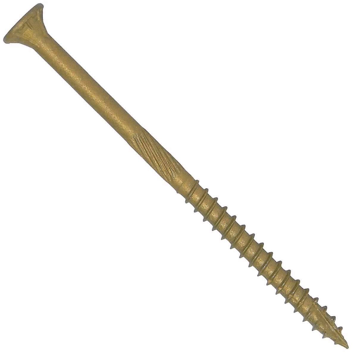 Jake Sales #9 x 3 Bronze Coated Multipurpose Wood Screw Torx/Star Drive Flat Head (5 POUNDS - 395 Approx. Screw Count) Exterior Coated - ACQ Compatible Wood Screws